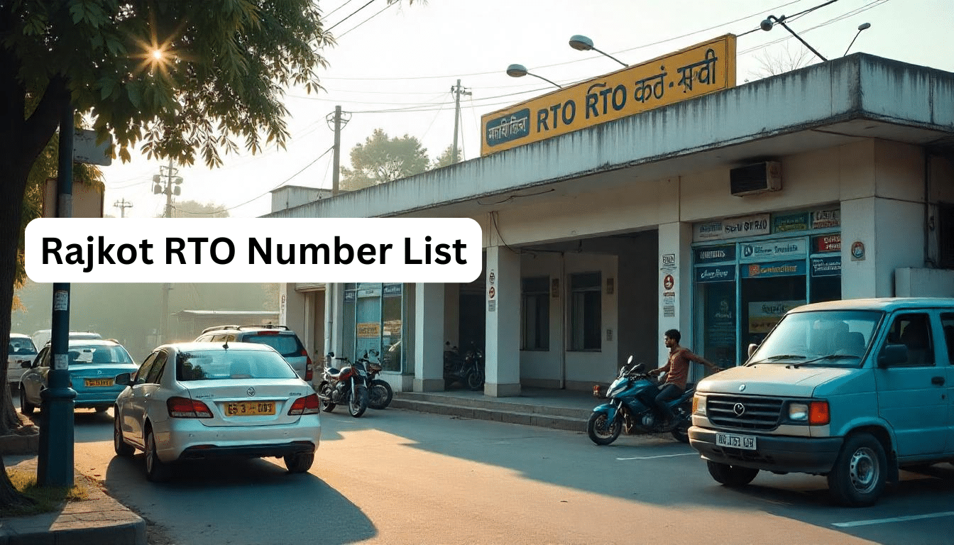 Rajkot RTO Number List | Gujarat RTO Codes